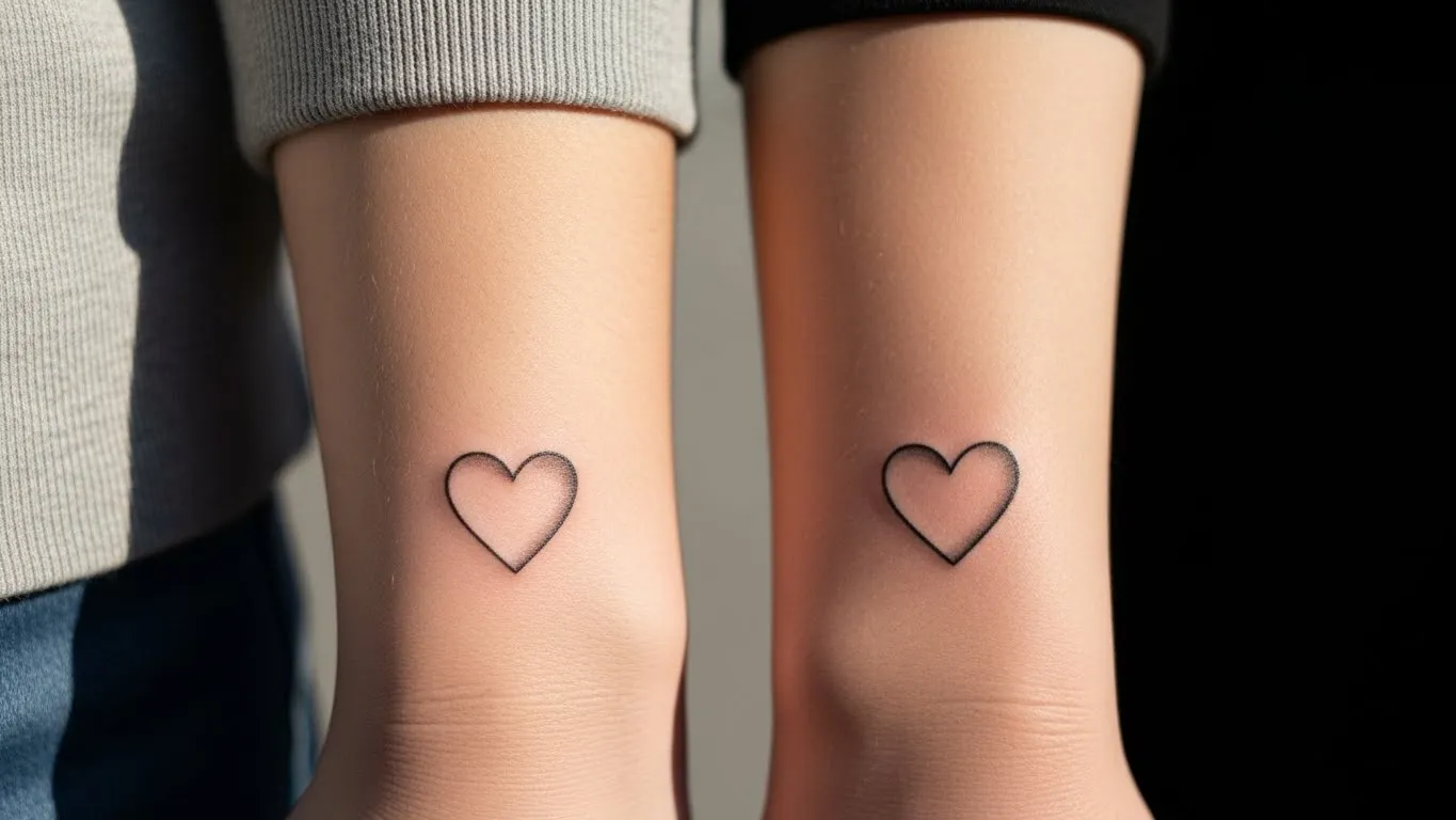23 Matching Heart Tattoos That Celebrate Unity - inkgreat.com